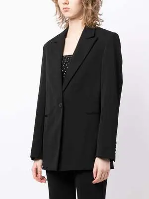 3.1 Phillip Lim Peak-lapel Single-breasted Blazer - Black