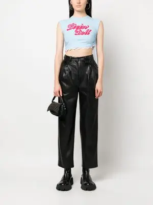 Dsquared2 Logo-print Cropped T-shirt