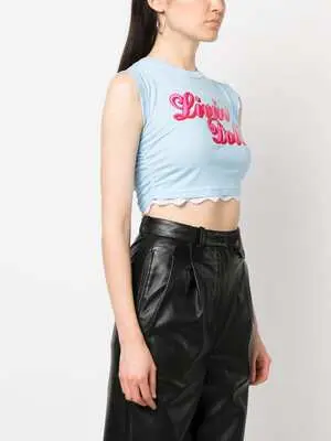 Dsquared2 Logo-print Cropped T-shirt