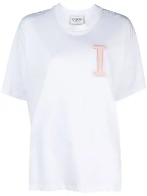 Iceberg Logo-patch Cotton T-shirt