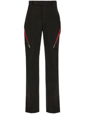 FERRAGAMO Tailored Trousers With Zip Detail
