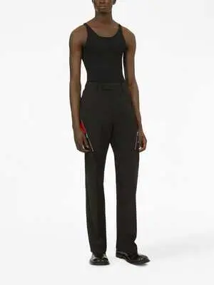 FERRAGAMO Tailored Trousers With Zip Detail