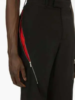 FERRAGAMO Tailored Trousers With Zip Detail