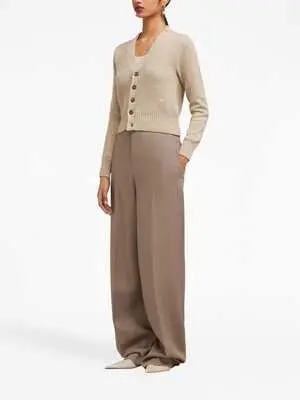 AMI Paris Heart-embroidered Cardigan