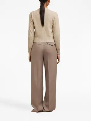 AMI Paris Heart-embroidered Cardigan