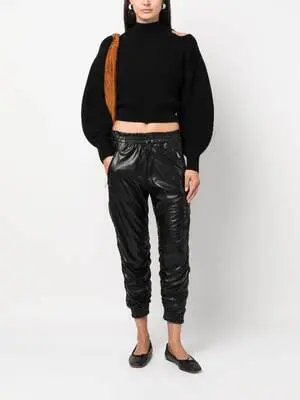 MARANT ETOILE Bolena Cropped Trousers - Black