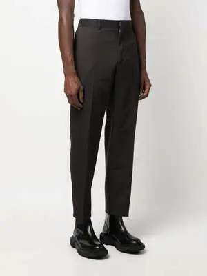 JIL SANDER Tapered-leg Tailored Trousers - Brown