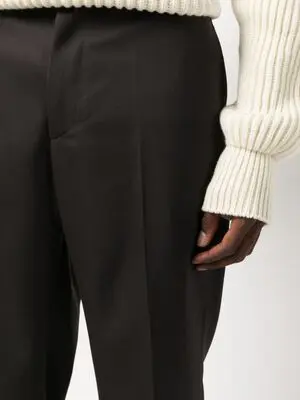 JIL SANDER Tapered-leg Tailored Trousers - Brown