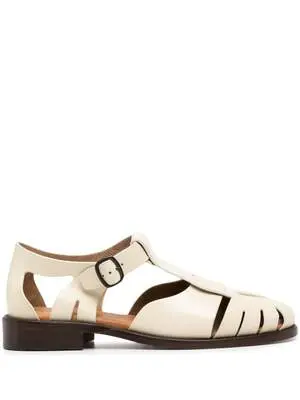 Hereu Pesca Leather Sandals - Neutrals