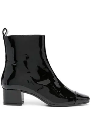 CAREL Estime 45mm Patent-finish Boots Black