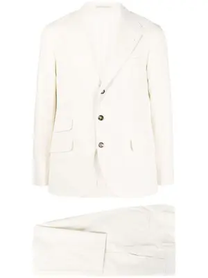 Brunello Cucinelli Single-breasted Suit - Neutrals