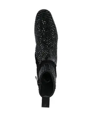 Philipp Plein Crystal-embellished Boots