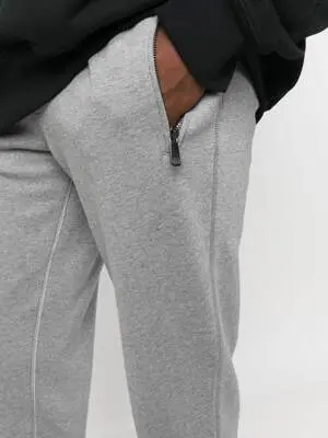 Dolce & Gabbana Drawstring Cotton Track Pants - Grey