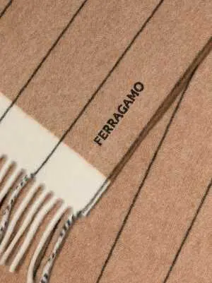 FERRAGAMO Striped Scarf