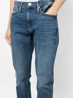 FRAME Mid-rise Slim-fit Jeans