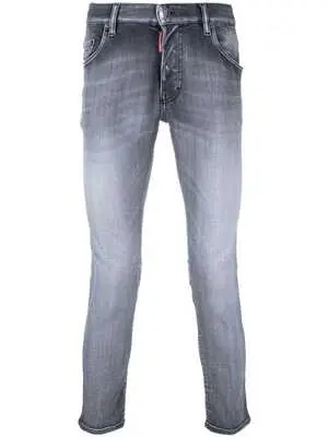 Dsquared2 Low-rise Cropped Jeans - Black