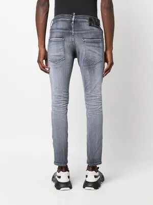 Dsquared2 Low-rise Cropped Jeans - Black