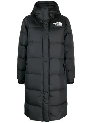The North Face Nuptse Hooded Puffer Coat - Black