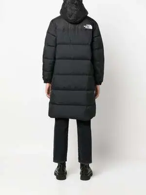 The North Face Nuptse Hooded Puffer Coat - Black
