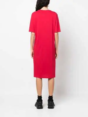 Armani Exchange Logo-embroide T-shirt Dress