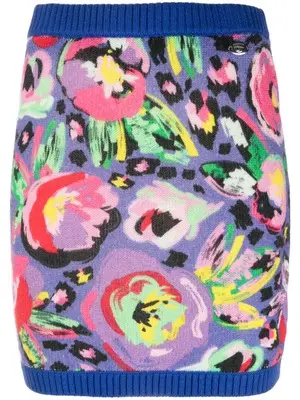 CHIARA FERRAGNI Jacquard Fitted Skirt