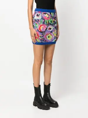 CHIARA FERRAGNI Jacquard Fitted Skirt