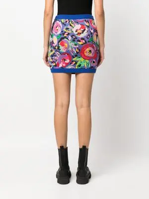 CHIARA FERRAGNI Jacquard Fitted Skirt