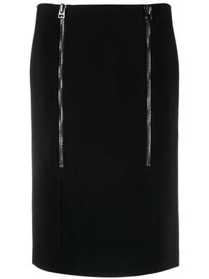 TOM FORD Zip-detail Pencil Skirt - Black