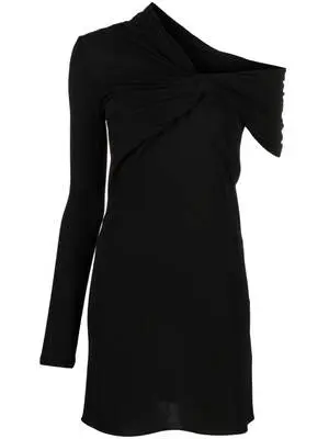 Saint Laurent One Shoulder Dresses