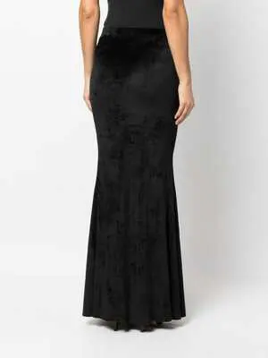 Gcds Velvet Maxi Skirt