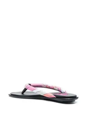 Emilio Pucci Iride-print Flip Flops