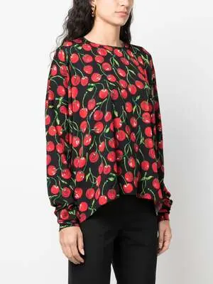 Dolce & Gabbana Cherry-print Blouse