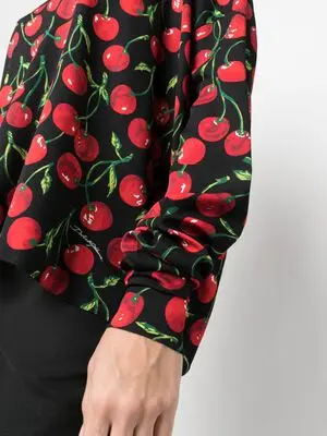Dolce & Gabbana Cherry-print Blouse