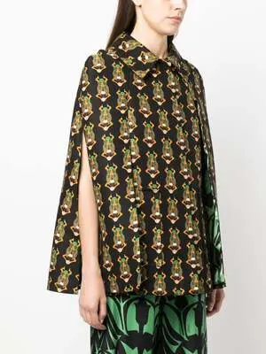 La DoubleJ Milano Wool-blend Cape - Black