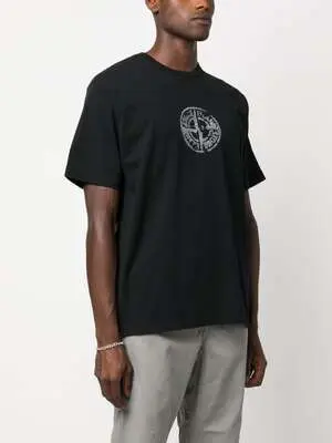 Stone Island Logo-print Cotton T-shirt