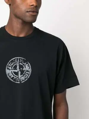 Stone Island Logo-print Cotton T-shirt