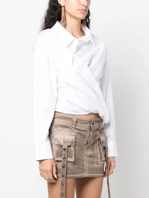 Alexander Wang Wrap Cotton Shirt