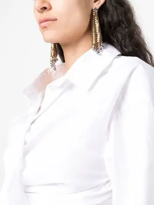 Alexander Wang Wrap Cotton Shirt