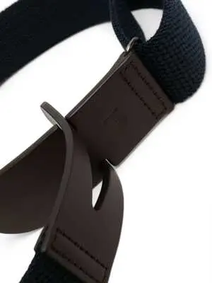 TOD'S Greca Pebbled-texture Belt