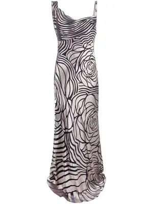 Alberta Ferretti Printed Evening Dresses