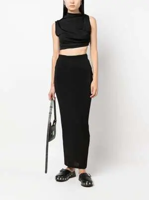 Wardrobe.NYC Elasticated-waistband Maxi Skirt