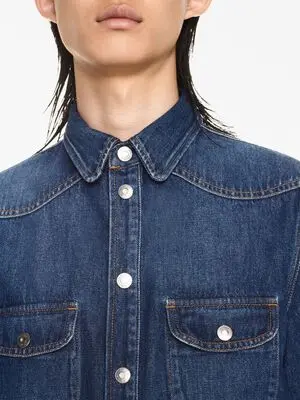 Off-White Long-sleeve Denim Shirt