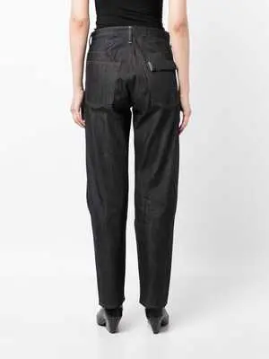 JIL SANDER Contrast-stitching Cotton Jeans - Blue