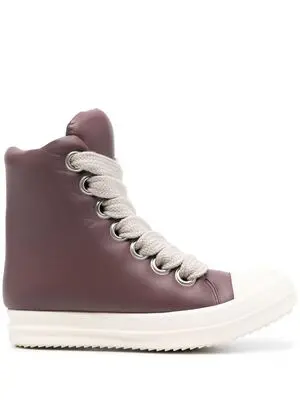 Rick Owens Padded Lace-up High-top Sneakers