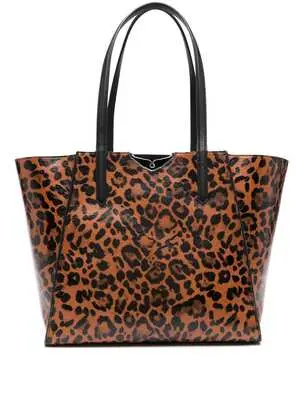 Zadig&Voltaire Le Borderline Leopard-print Tote Bag - Brown