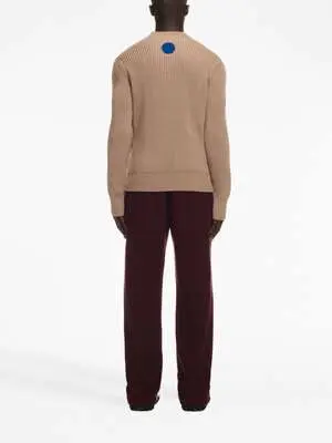 Off-White Logo-intarsia Wool Jumper