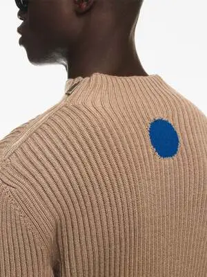 Off-White Logo-intarsia Wool Jumper