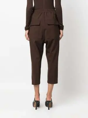 Rick Owens Side-stripe Cropped Trousers