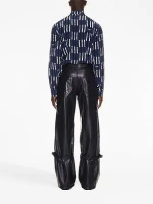 Off-White Carpenter Leather Trousers