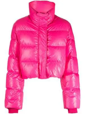 JUUN.J Quilted Cropped Puffer Jacket